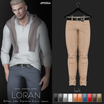 Second Life Marketplace - amias - LORAN pants taupe